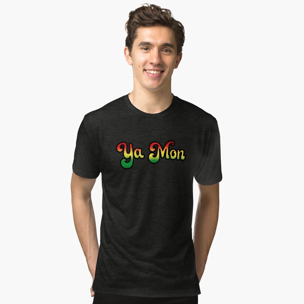 "Ya Mon Jamaica Slang Funny Jamaican Phrase" Sticker for Sale by Dan66 ...
