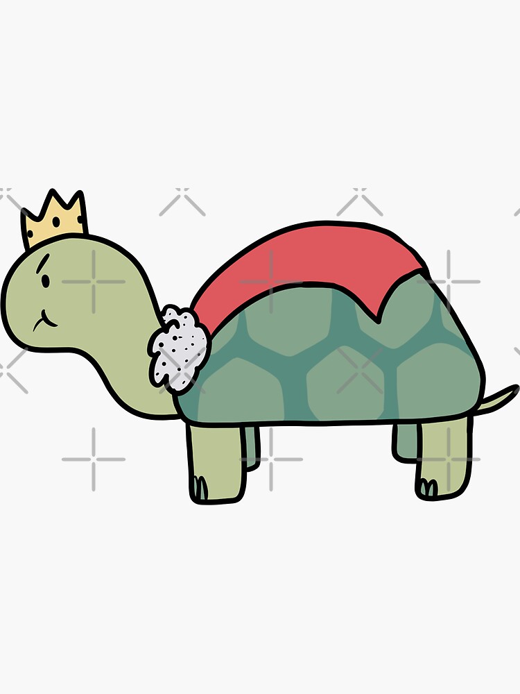 "Grumpy turtle" Sticker by Quirky4doodlez | Redbubble