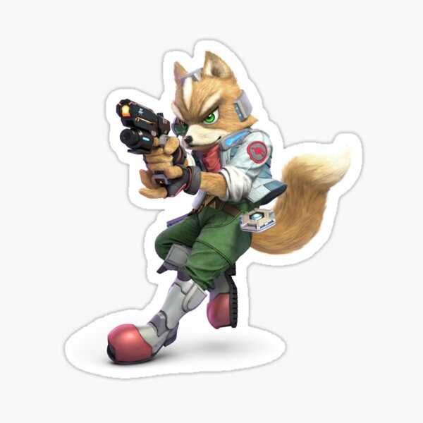 "Star Fox" Sticker for Sale by BubbleRedSeller | Redbubble