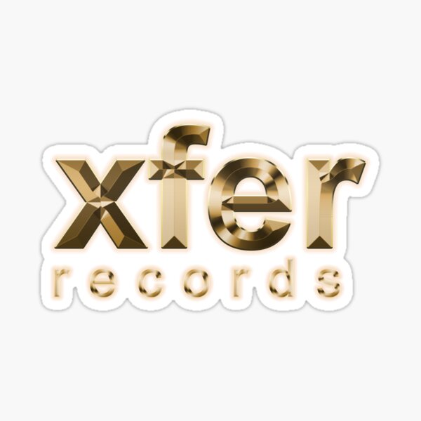 "xfer records" Sticker by tunedesign | Redbubble