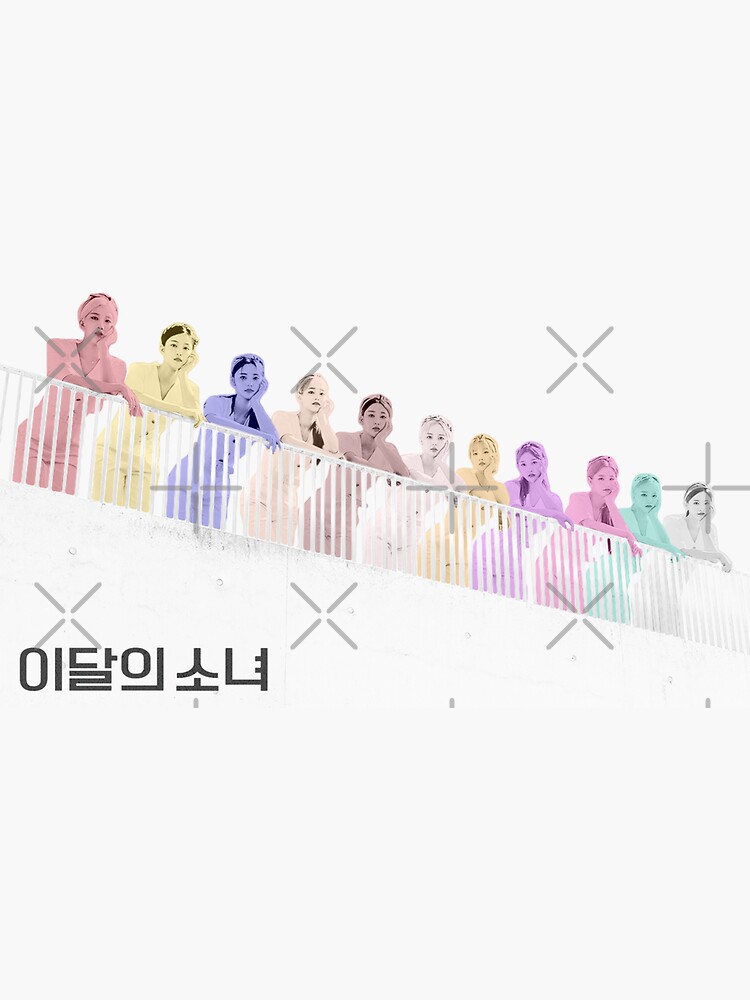 "Loona Colors Pop Art" Sticker for Sale by DarcyDaAquarius | Redbubble