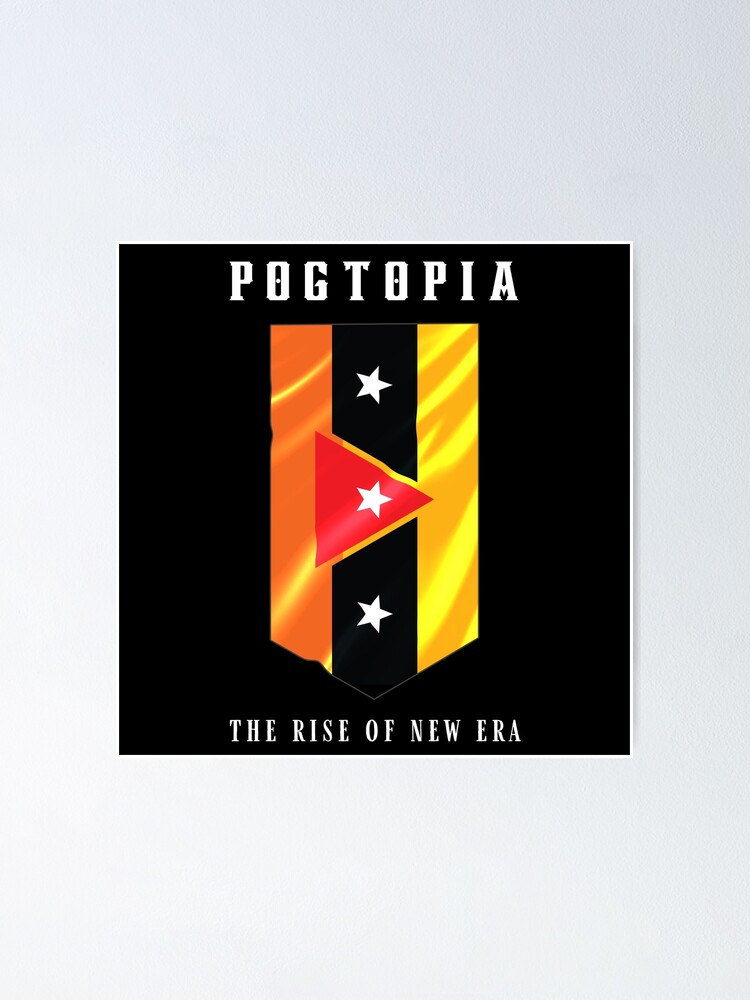 "Pogtopia Flag - The Rise of New Era" Poster for Sale by ShawnDzign ...
