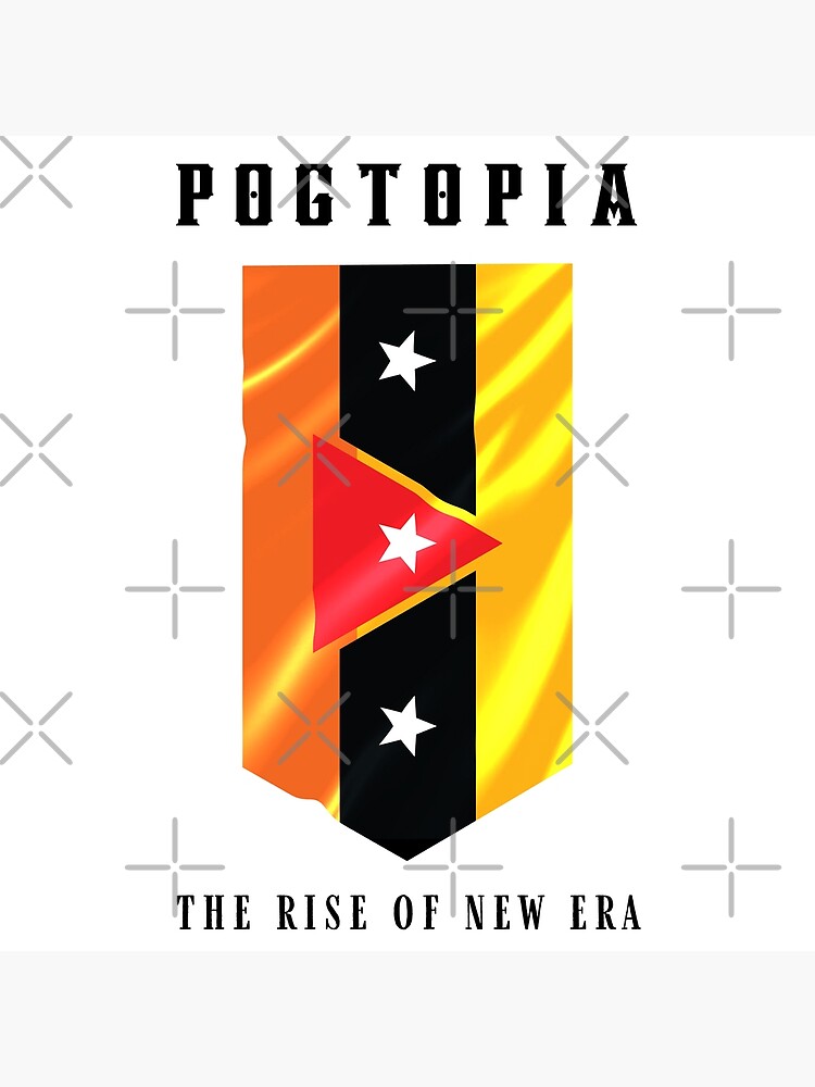 "Pogtopia Flag - The Rise of New Era" Poster for Sale by ShawnDzign ...