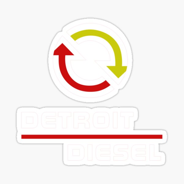 Detroit Diesel Stickers | Redbubble