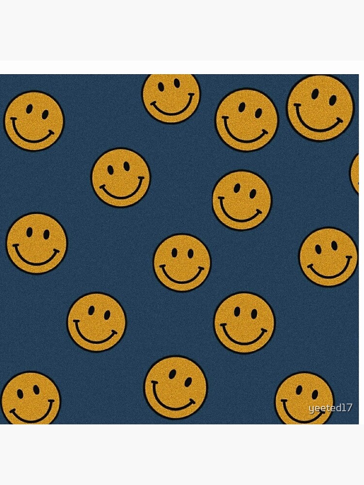 "Smiley Face Pattern Wallpaper" Poster by yeeted17 | Redbubble