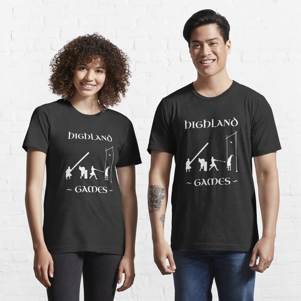 "Highland Games" T-shirt for Sale by SNZLER | Redbubble | scotland t ...