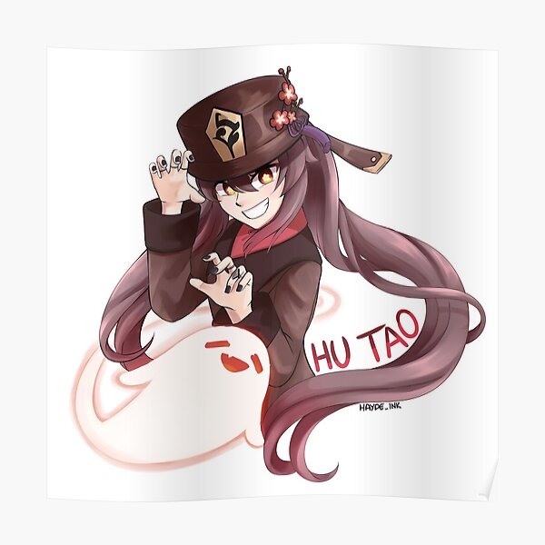 Hu Tao Ghost Posters | Redbubble