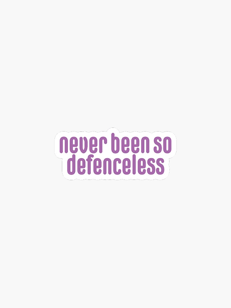 ""Defenceless" - Louis Tomlinson" Sticker for Sale by belowgraphics ...