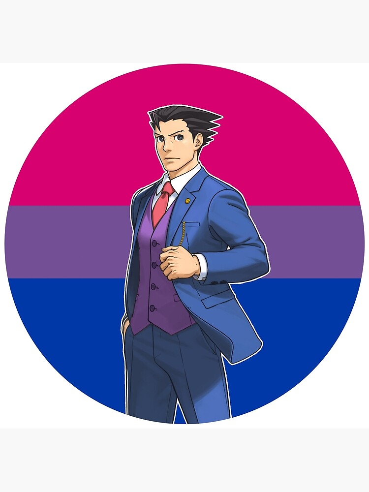 "Ace Bisexual Phoenix Wright" Art Print for Sale by nekouyoku | Redbubble