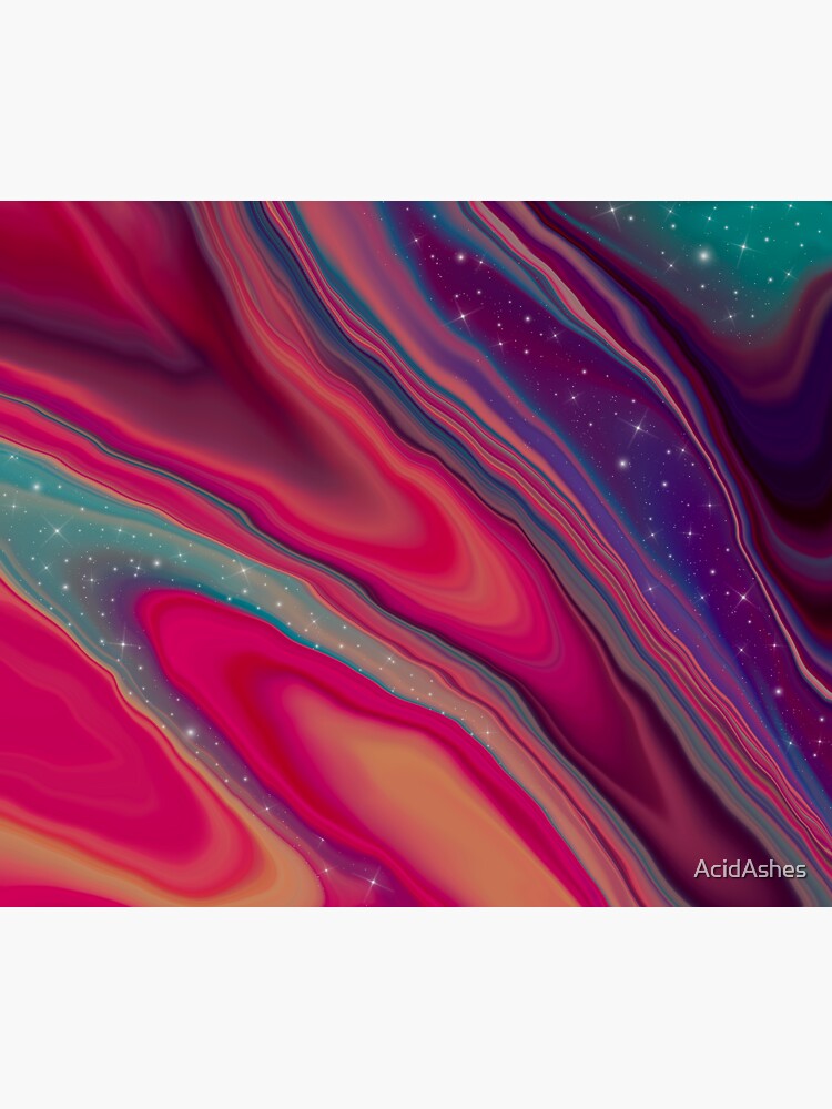 "Acid Oasis - Trippy Psychedelic Galaxy " Sticker for Sale by AcidAshes ...