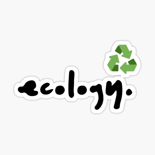 "Ecology" Sticker for Sale by cutepatterns | Redbubble