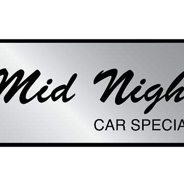 "Midnight racing team" Sticker by shibuijpn | Redbubble