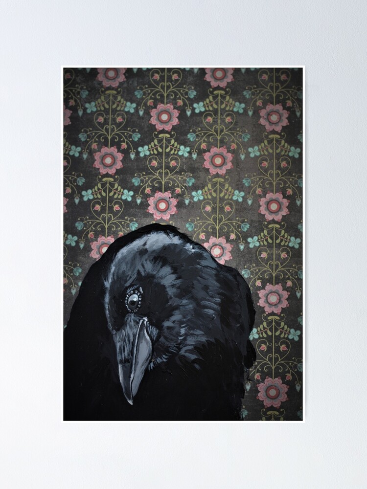 "Curious Raven" Poster by Benji50 | Redbubble