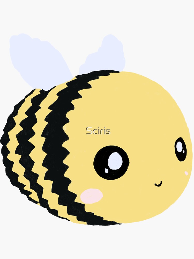 "crochet chunky bee" Sticker for Sale by irisreads | Redbubble