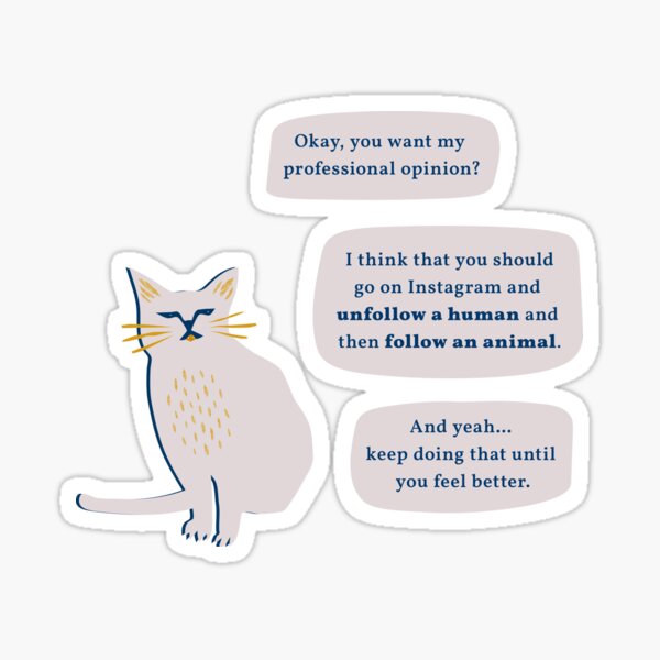 "Good Advice" Sticker by AnniRaasu | Redbubble
