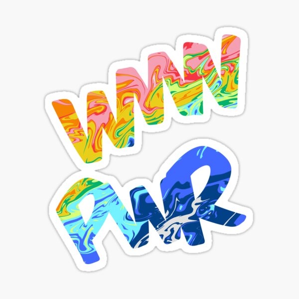 "WMN PWR" Sticker by TheBWGalerie | Redbubble