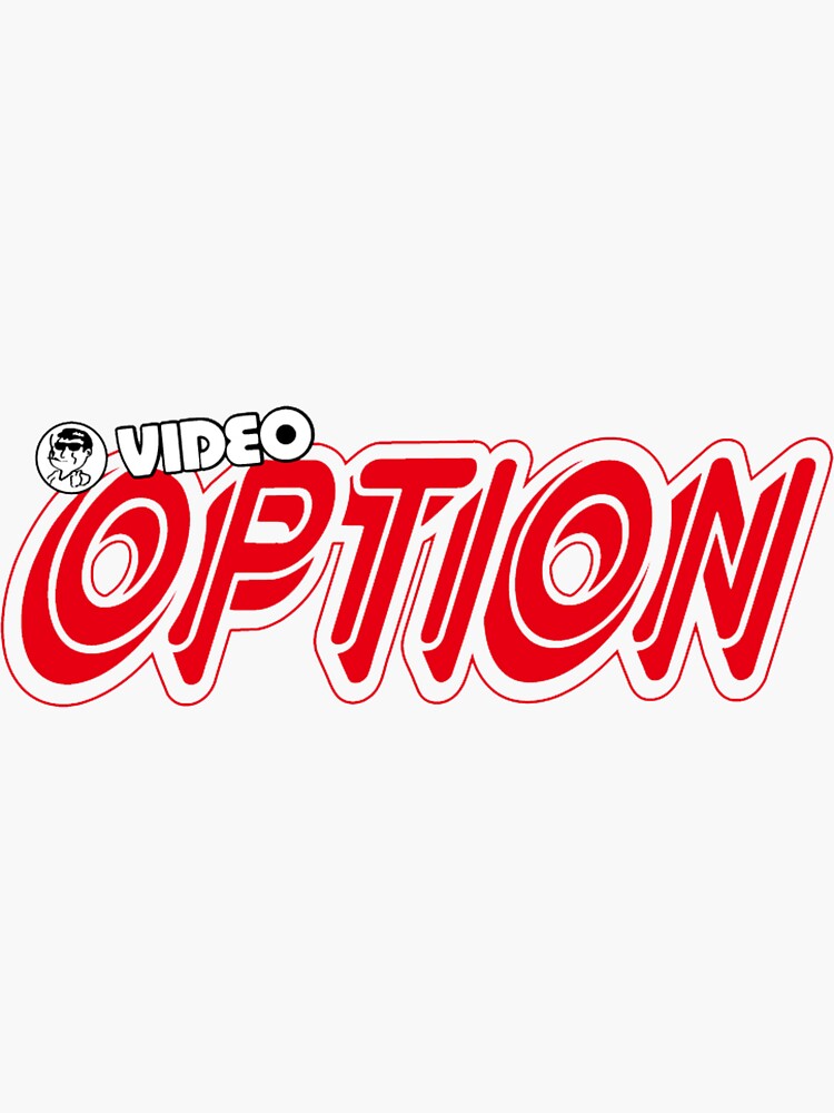 "Video Option vhs" Sticker by shibuijpn | Redbubble