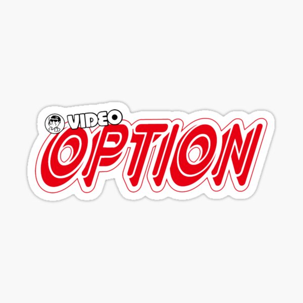 "Video Option vhs" Sticker by shibuijpn | Redbubble