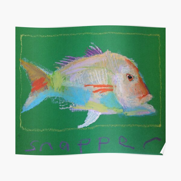 "SNAPPER" Poster for Sale by ebuoy | Redbubble
