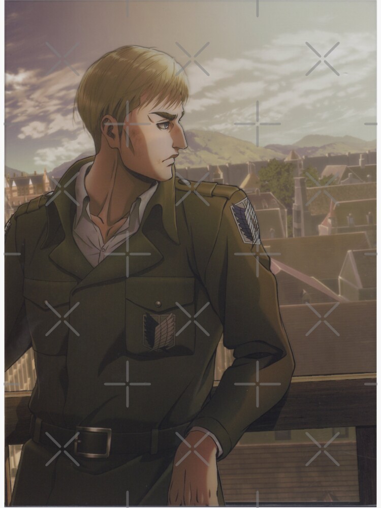 "Erwin Smith poster || AOT " Sticker by Polarys | Redbubble