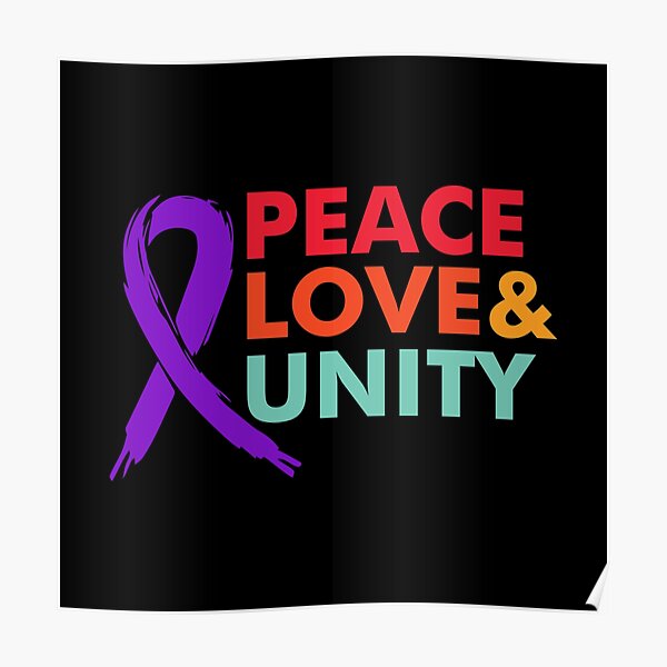 " Peace Love and Unity " Poster by shijeruk | Redbubble