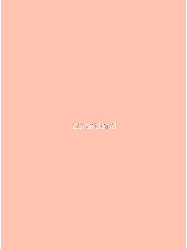 "minimal peach color" Poster by corartland | Redbubble