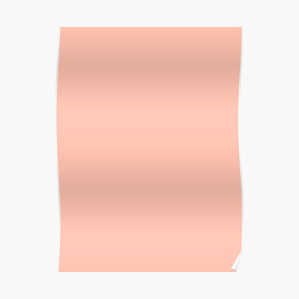 "minimal peach color" Poster by corartland | Redbubble