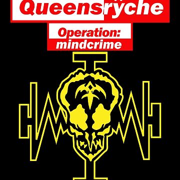 "Queensryche Retro T-Shirt Classic Guys Unisex Tee" Sticker for Sale by ...