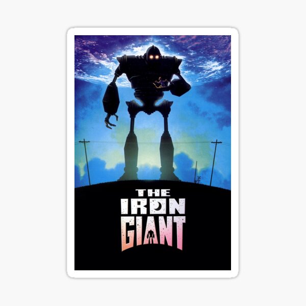 "The Iron Giant" Sticker for Sale by GOKA | Redbubble