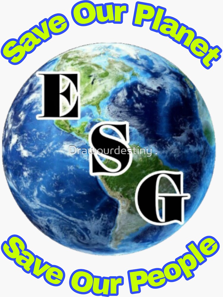 "Environment social governance ESG" Sticker for Sale by Hiimanshu2001 ...