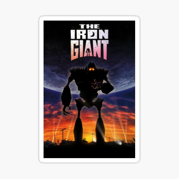 "The Iron Giant" Sticker for Sale by GOKA | Redbubble