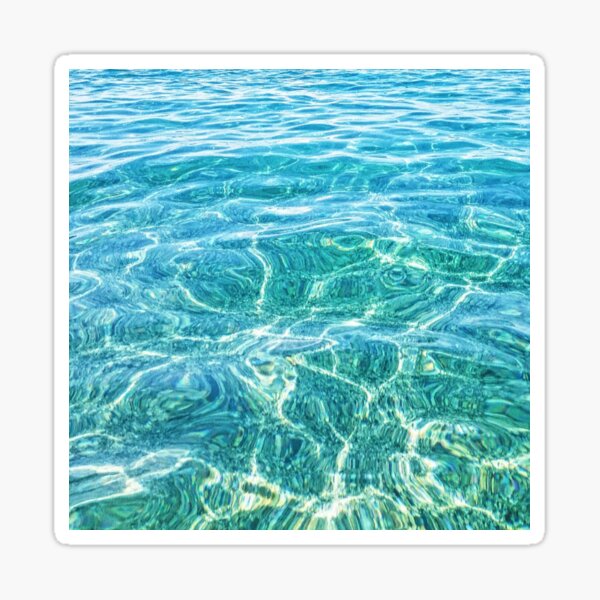 "Ocean blue" Sticker by Tamm-art | Redbubble