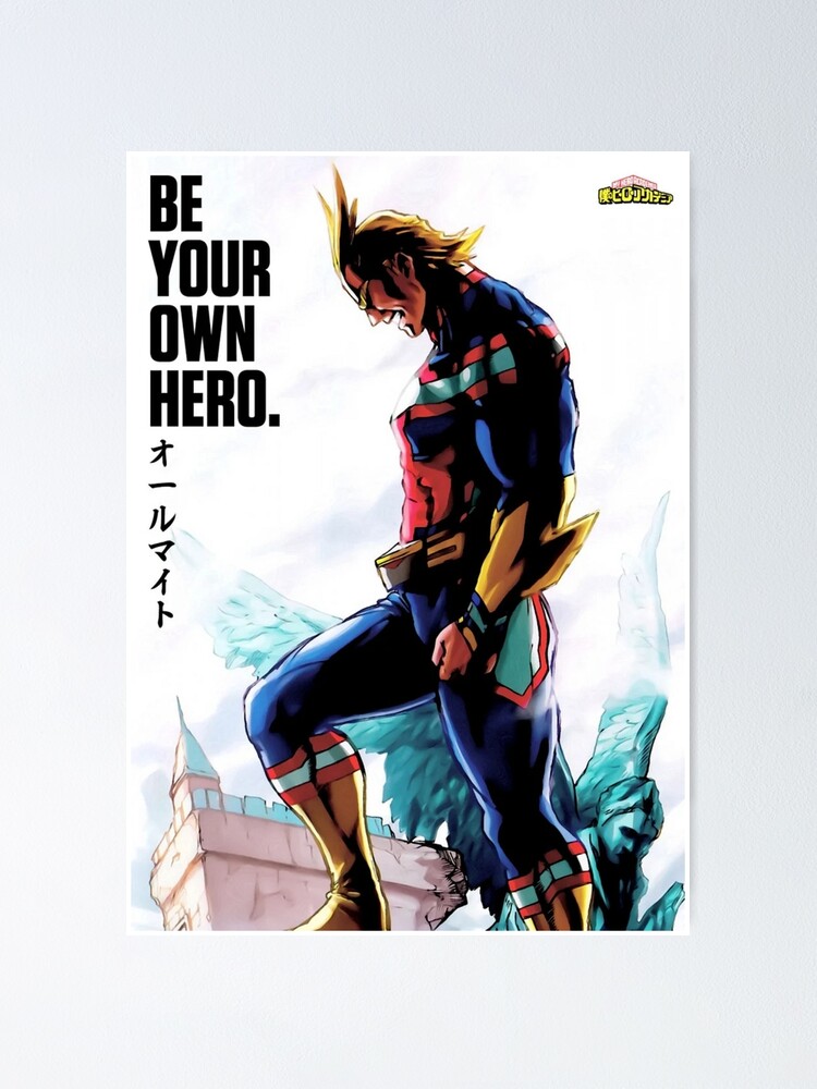"My Hero Academia All Might" Poster for Sale by Marucchi | Redbubble