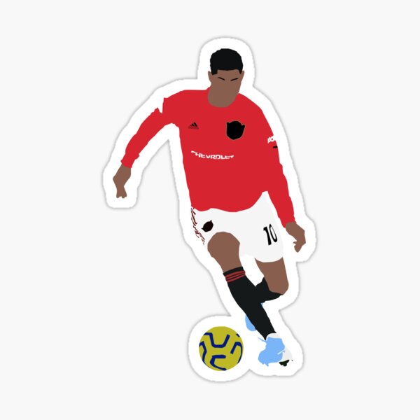 "Marcus Rashford - Manchester United" Sticker for Sale by Cartoonifi ...