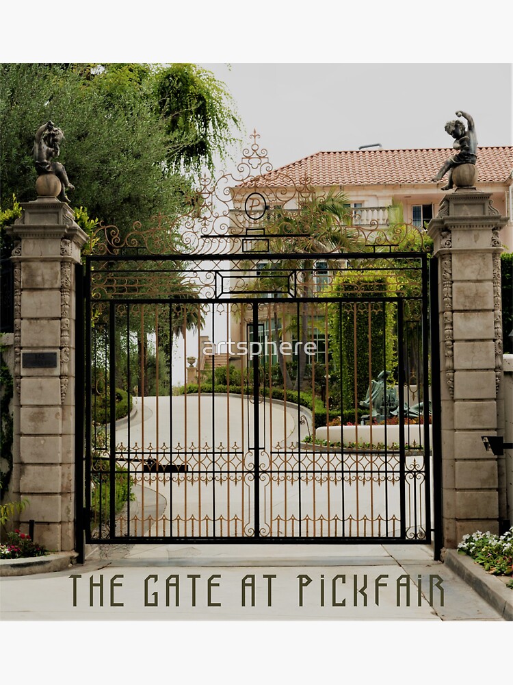 "The Gate at Pickfair ~ Mary Pickford and Douglas Fairbanks ~ Beverly ...