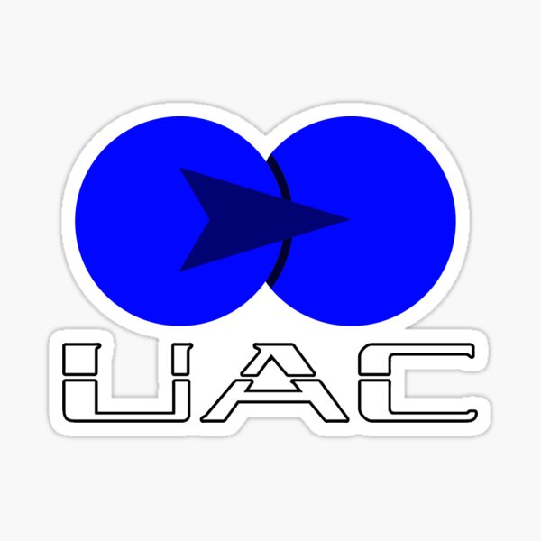 "Old UAC Logo" Sticker by agiantmeteor | Redbubble