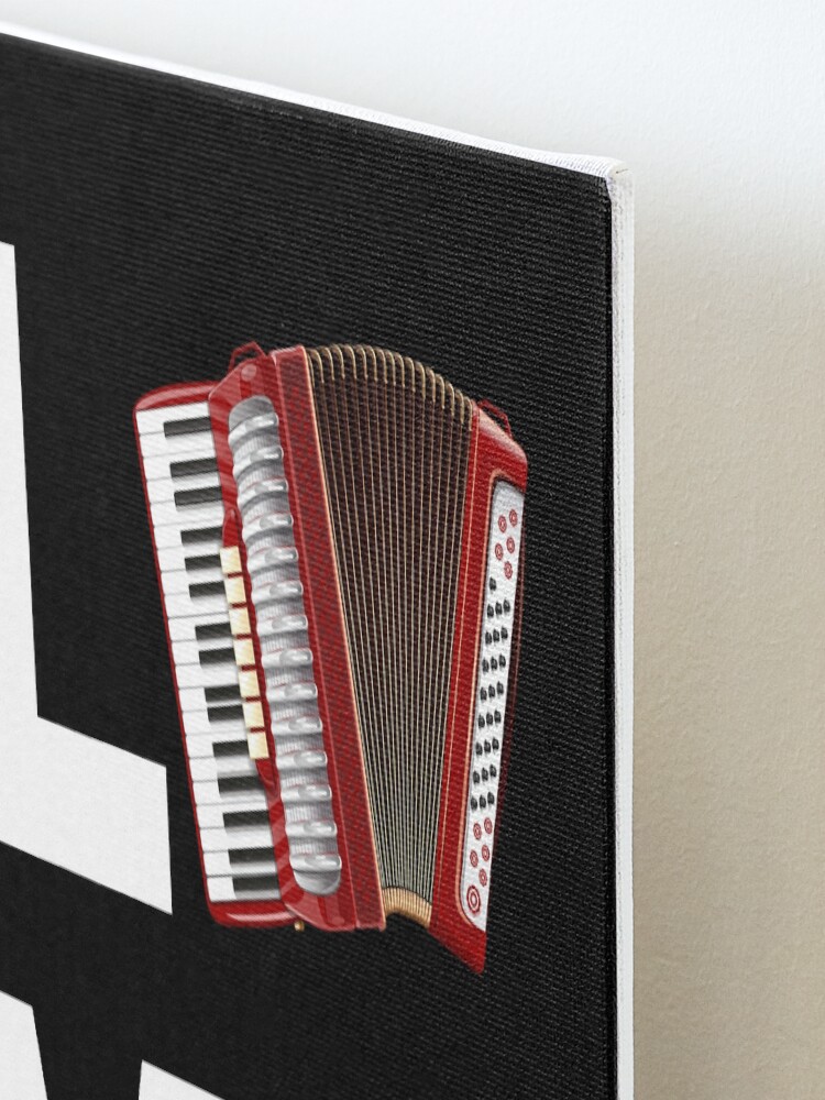 Lámina montada «Acordeones, Amante del Acordeón, Acordeón Mamá ...