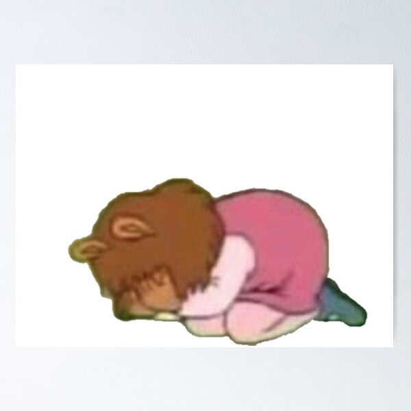 "crying DW meme" Poster for Sale by vlctorlam | Redbubble
