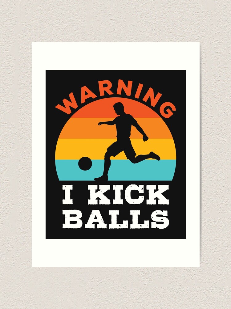 Funny Kickball Art