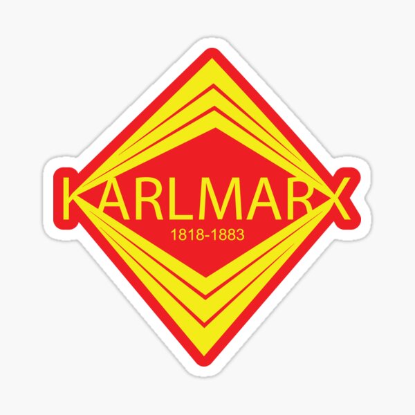 Sticker: Karl Marx | Redbubble