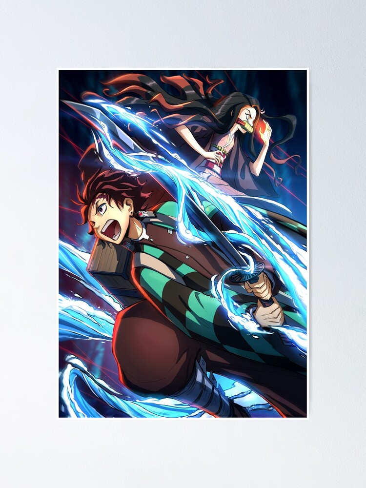 Póster «Demon Slayer - Arte clásico de Kimetsu no Yaiba» de ...