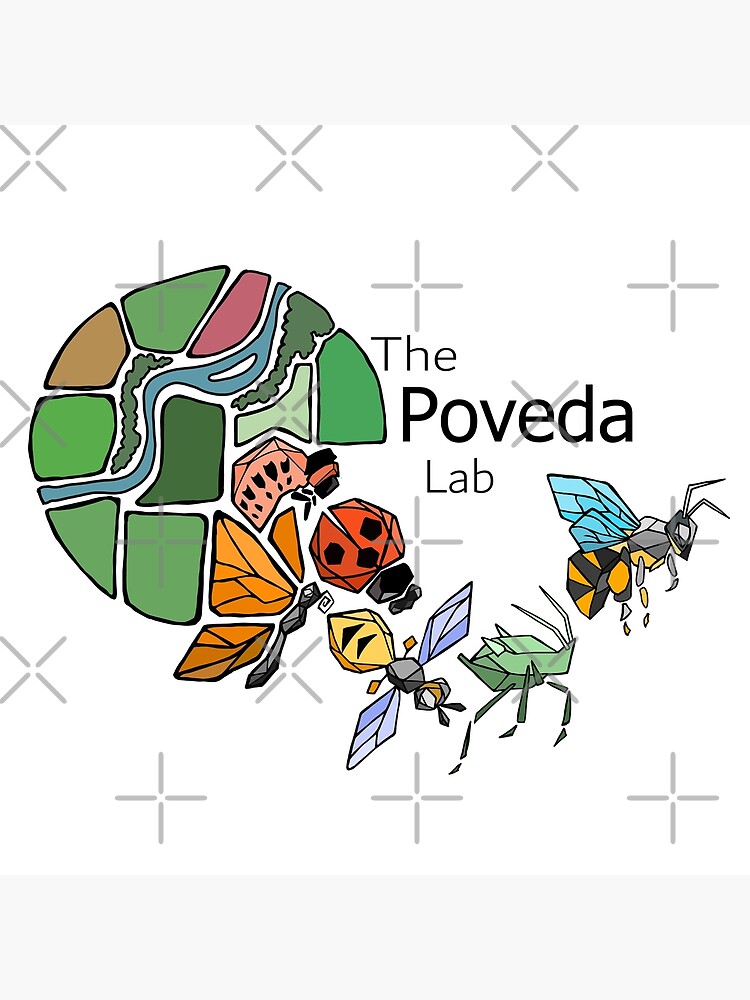"Poveda Lab Logo" Poster for Sale by thebugladies | Redbubble