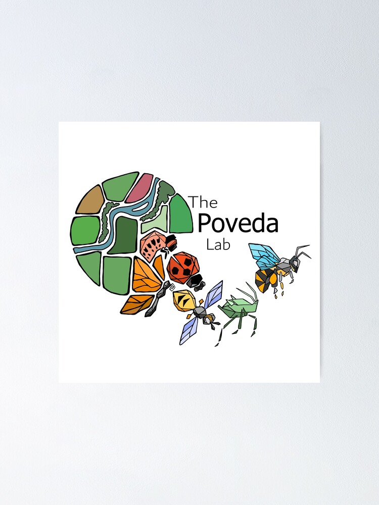 "Poveda Lab Logo" Poster for Sale by thebugladies | Redbubble