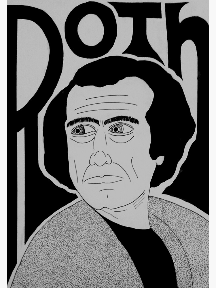 Philip Roth 70's Portrait Premium Matte Vertical Poster sold by Binu ...