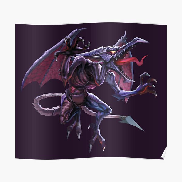"Ridley Smash Ultimate Artwork" Poster for Sale by TheSmashStash ...