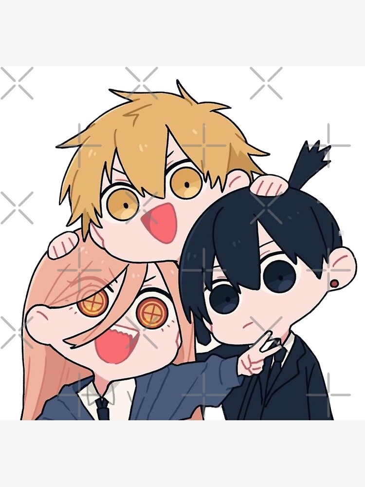 "Chainsaw Man - Team Chibi Design" Art Print for Sale by DreamCorp ...
