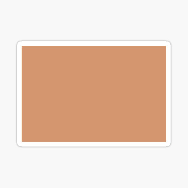 Pegatina «Naranja pastel suave Color sólido (tono de acento / tono ...