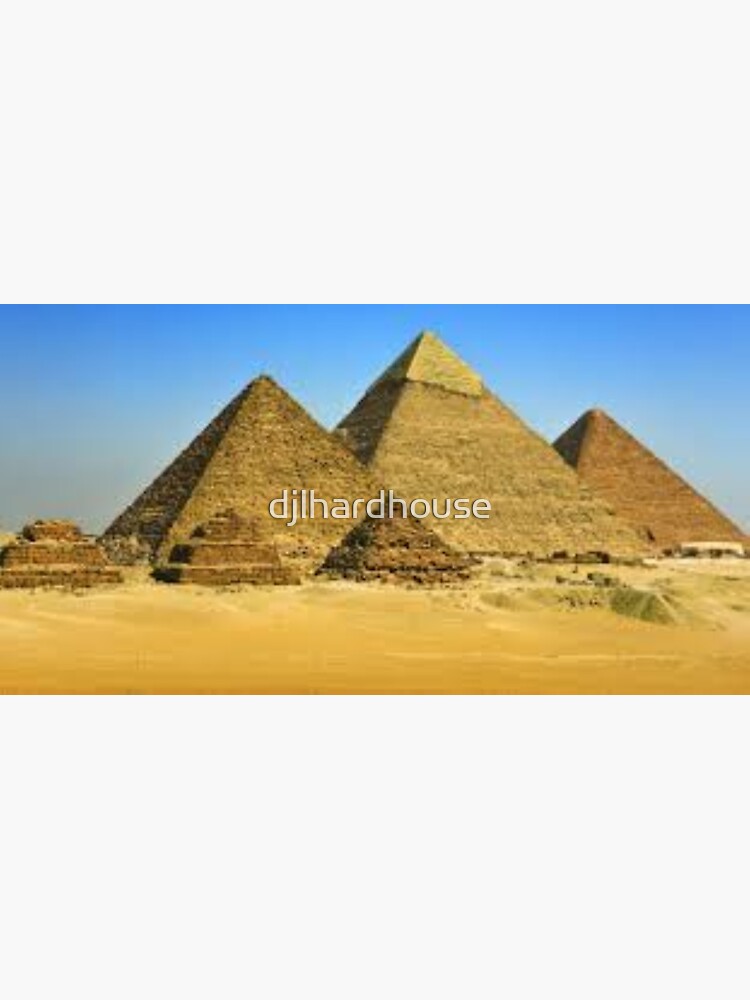 "Pyramids" Sticker for Sale by djlhardhouse | Redbubble