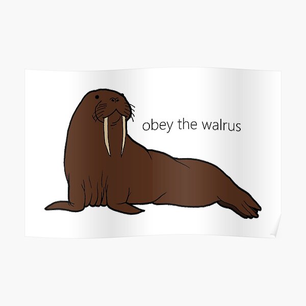 The Walrus Posters | Redbubble