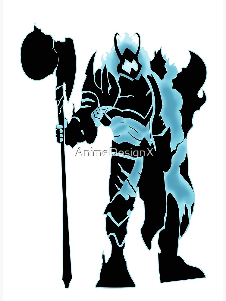 "Solo Leveling - Iron - Shadow" Poster by AnimeDesignX | Redbubble